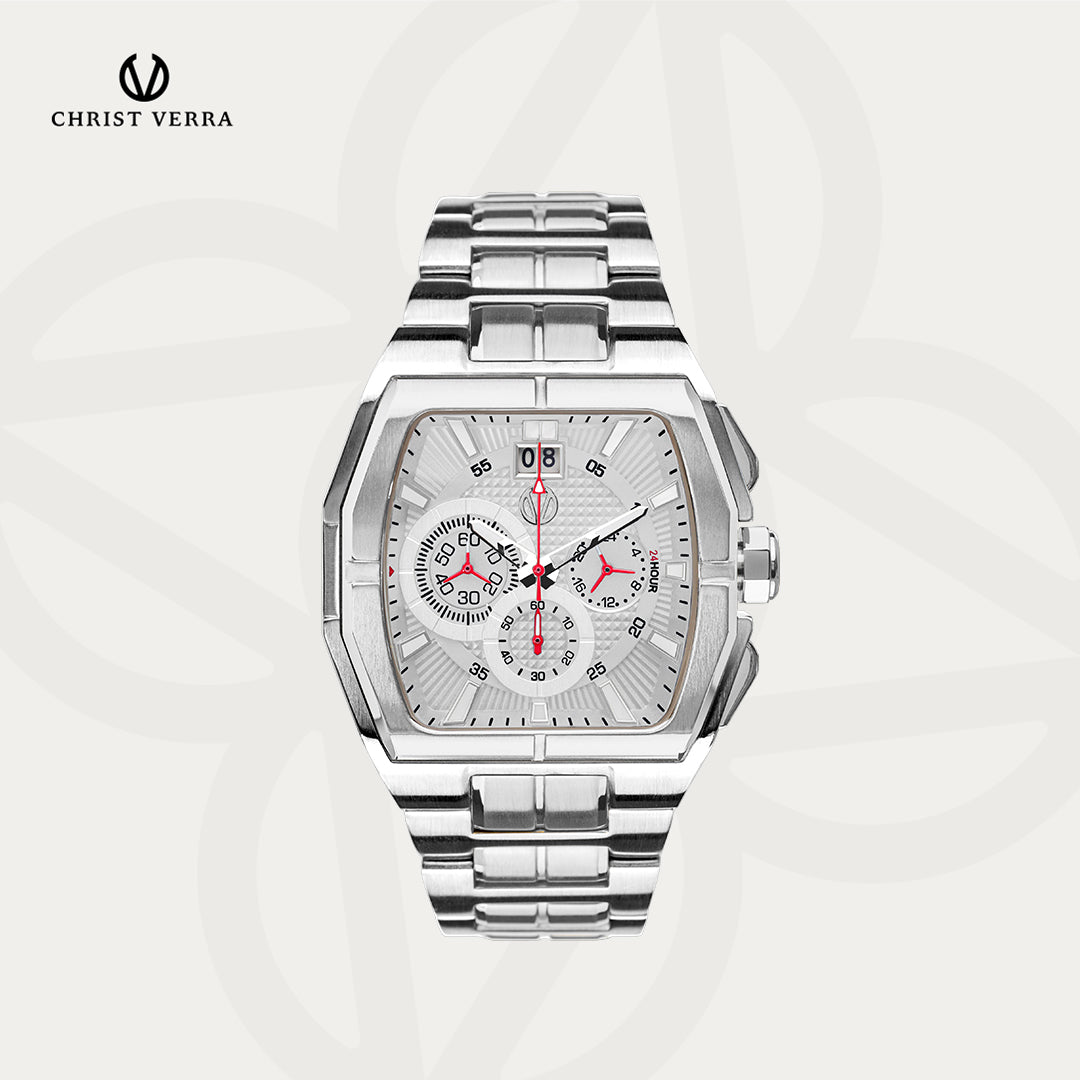 Christ Verra Casual Men's Watches CV 12030G-11 WHT – CHRIST VERRA