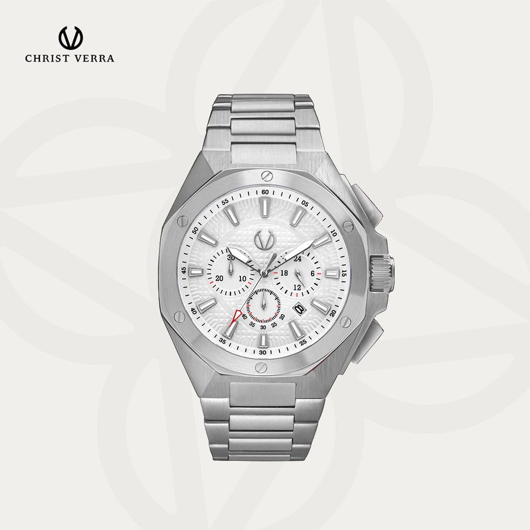 Christ Verra Casual Men's Watches CV 12117G-11 SLV – CHRIST VERRA