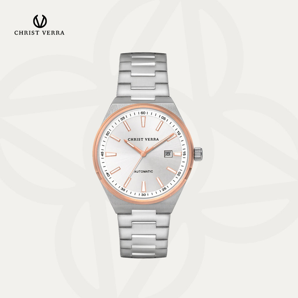 Christ Verra Casual Men's Watches Jam Tangan Pria Automatic Steelcraft ...
